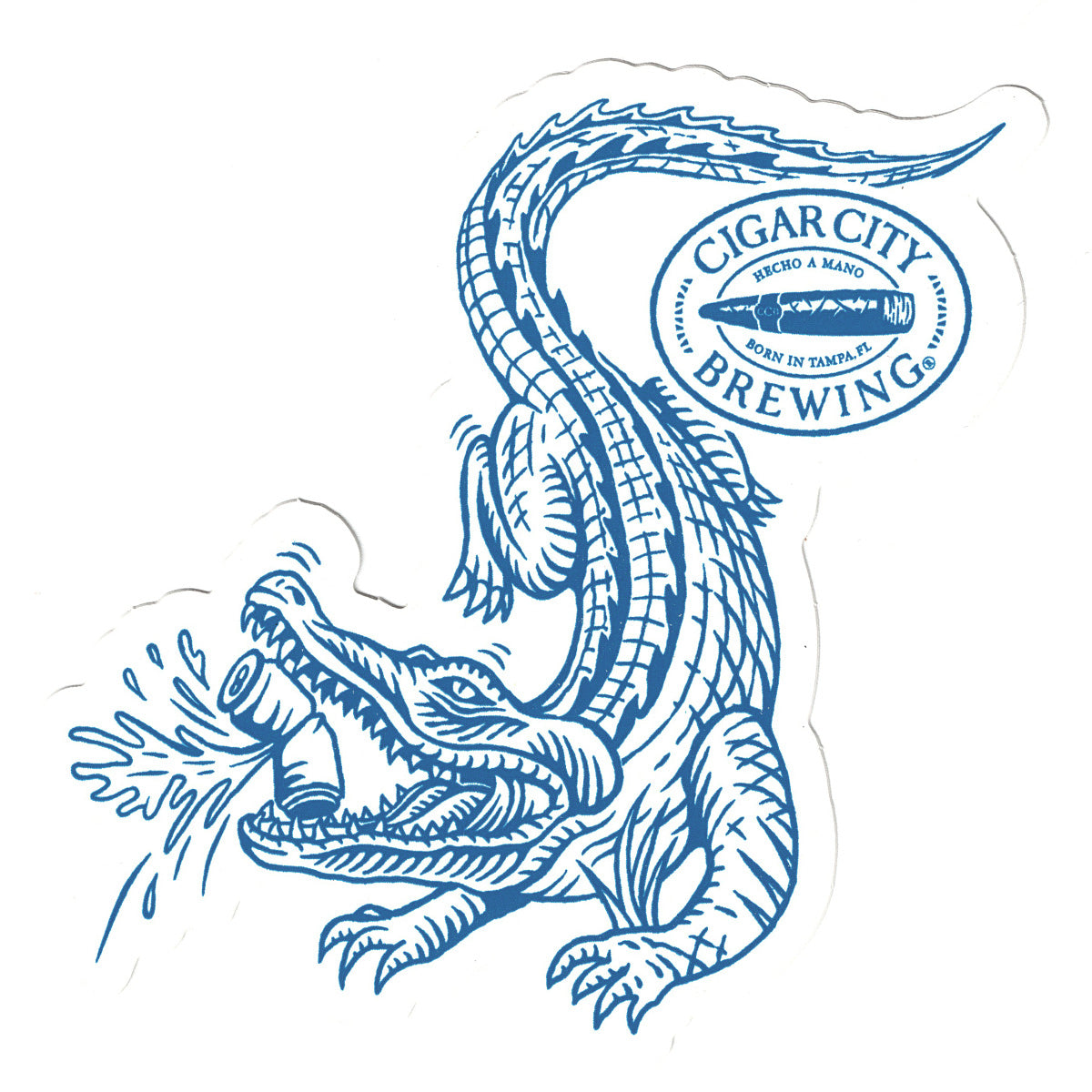 Florida Man Alligator Sticker – Cigar City Brewing